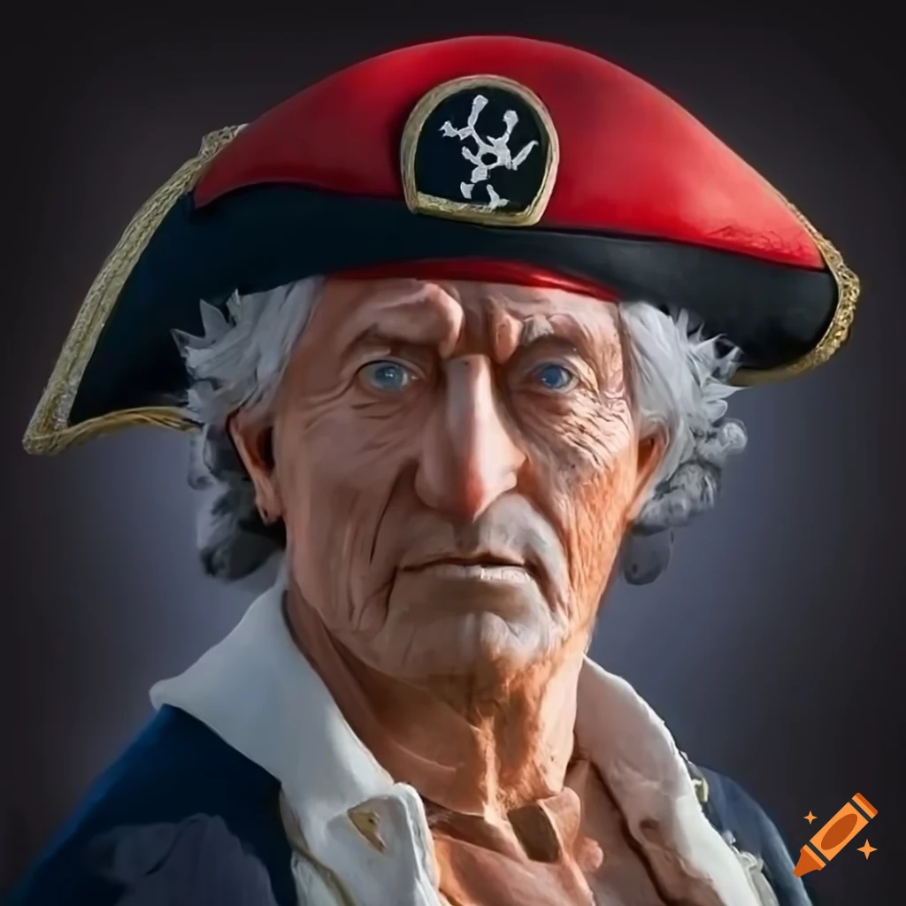 Photo portrait of a mature pirate captain bill on Craiyon