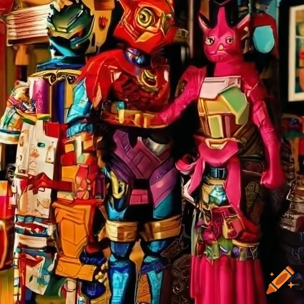 Tokusatsu minimalist art on Craiyon