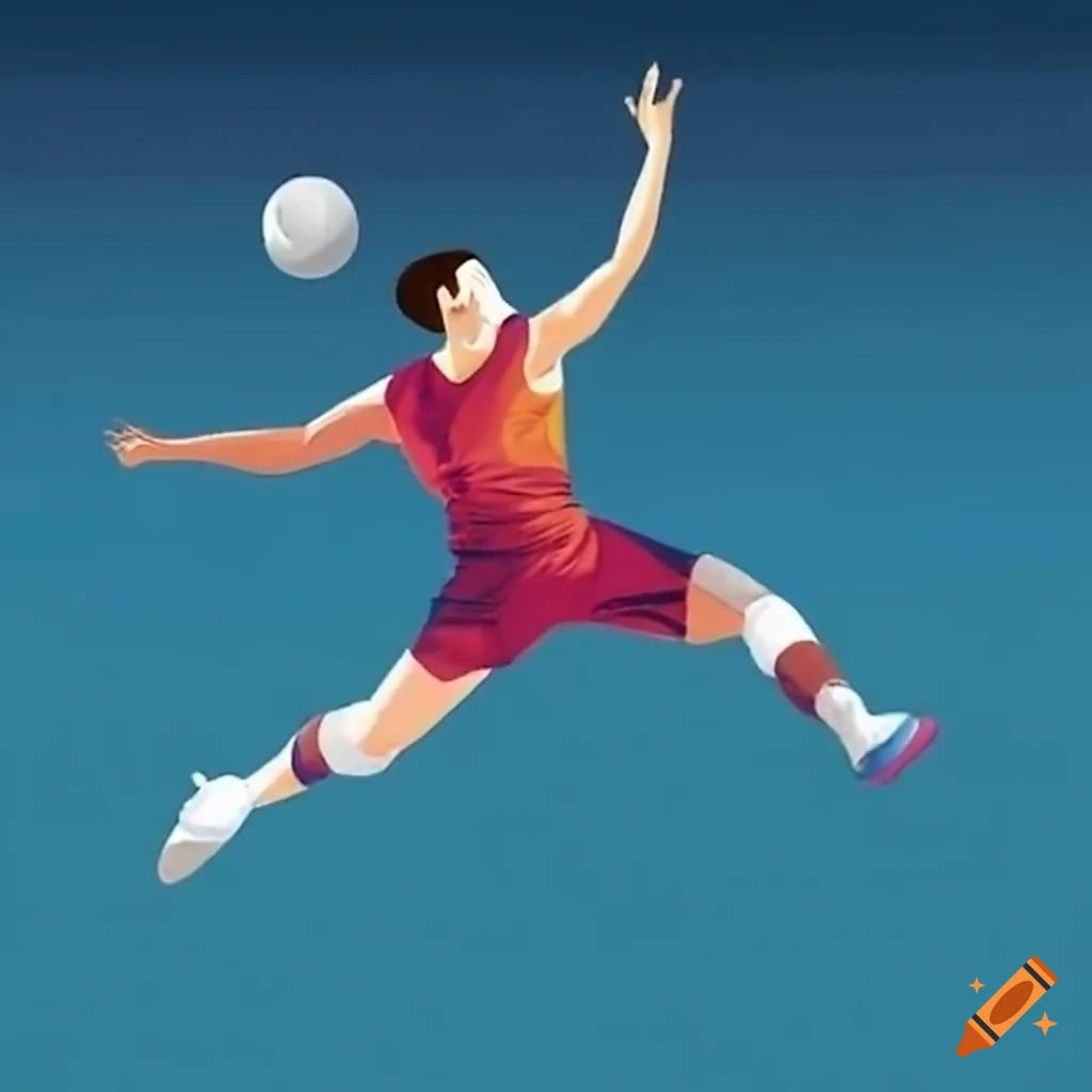 Volleyball Smash Shot