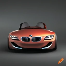 3d render of a futuristic bmw z3 concept car on Craiyon