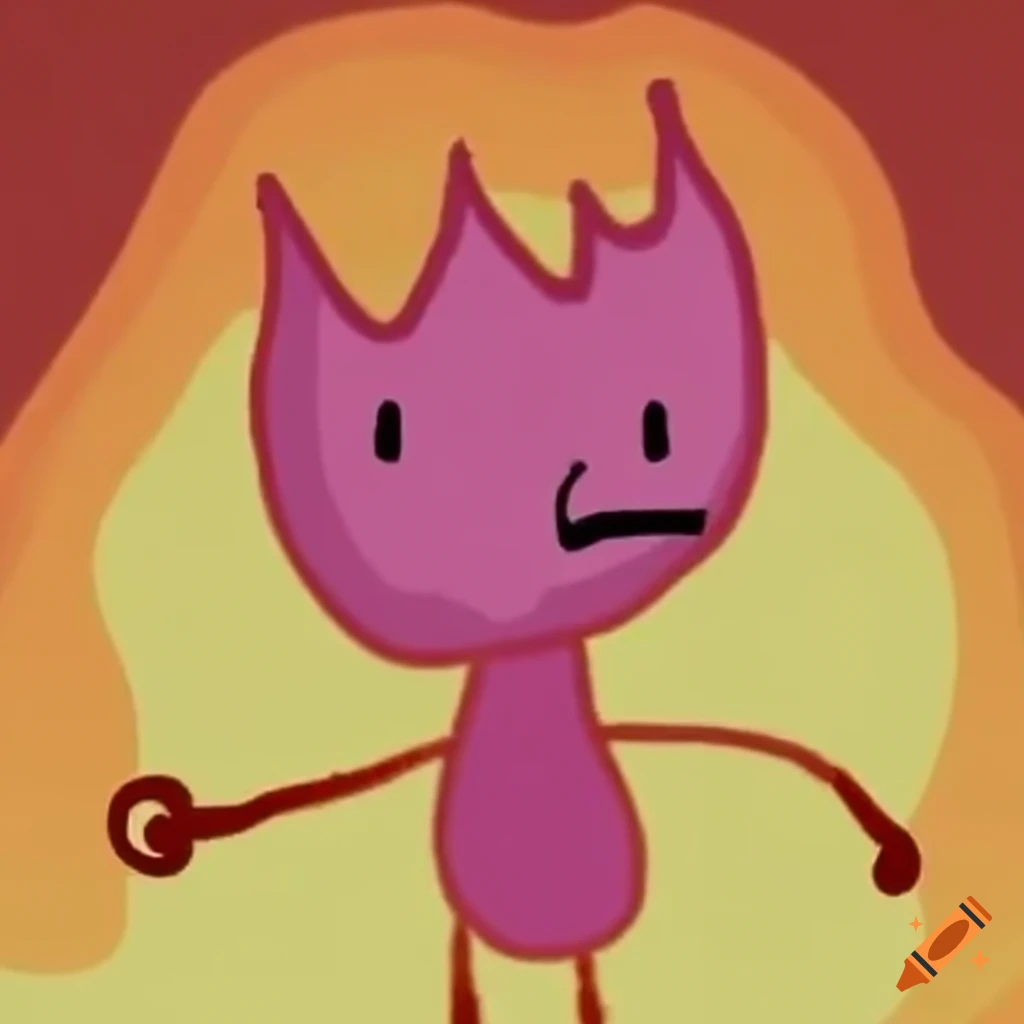 Character from bfdi show on Craiyon