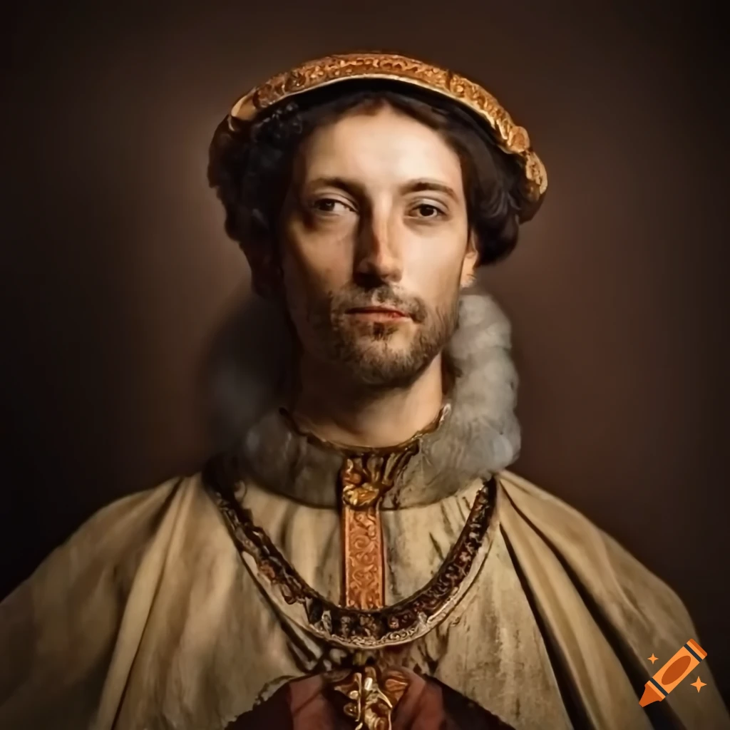 Portrait of an italian renaissance man on Craiyon