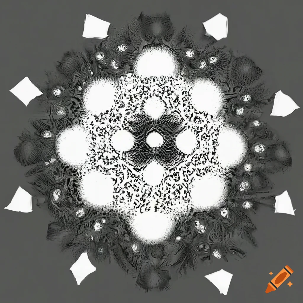 Abstract representation of the prime evolution of mind on Craiyon