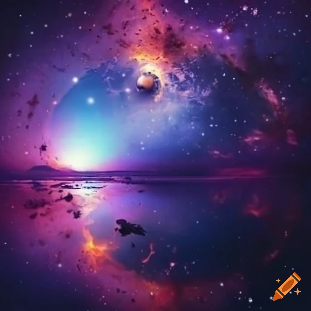 Stunning space photo on Craiyon