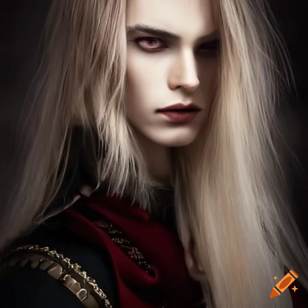 Image of a handsome vampire prince on Craiyon