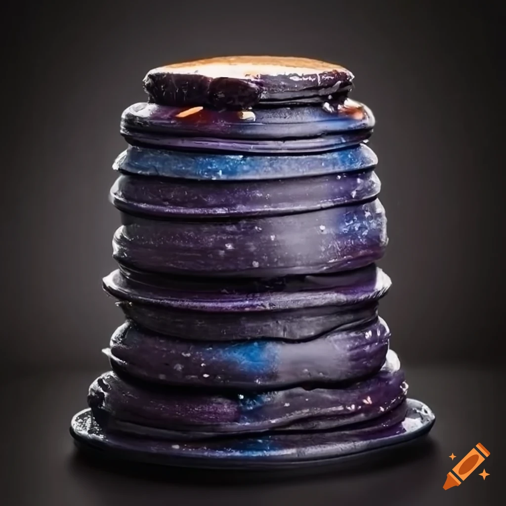 Galaxy inspired pancakes on Craiyon