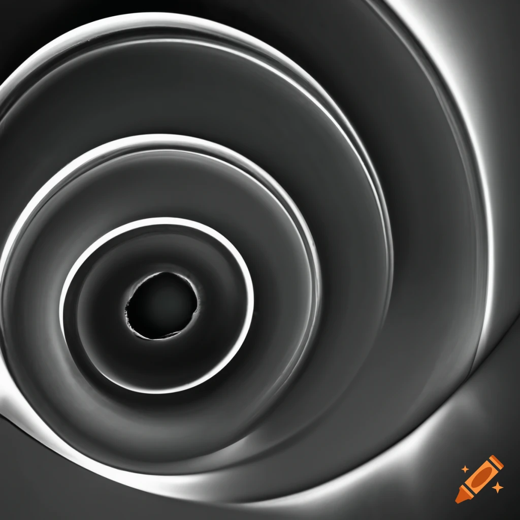 Black and white abstract art on Craiyon