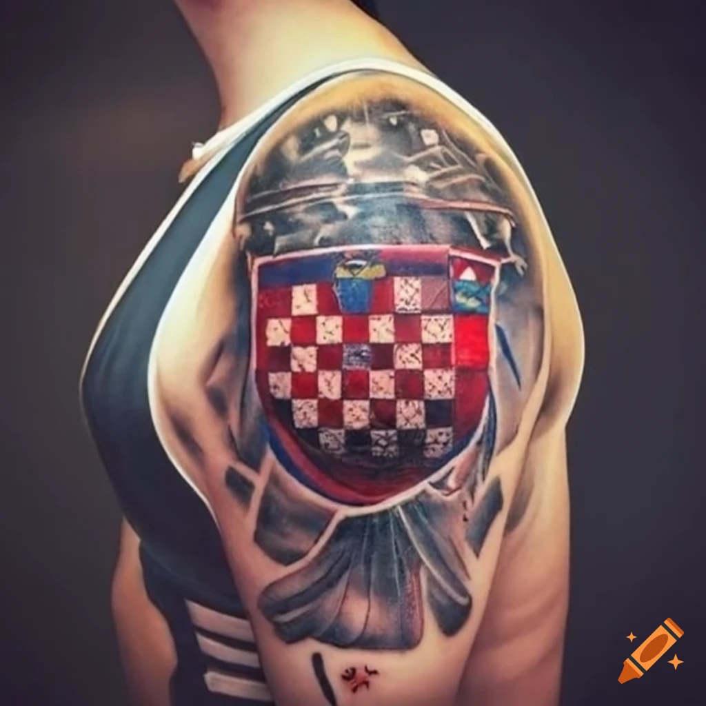 Croatian cultural tattoo design