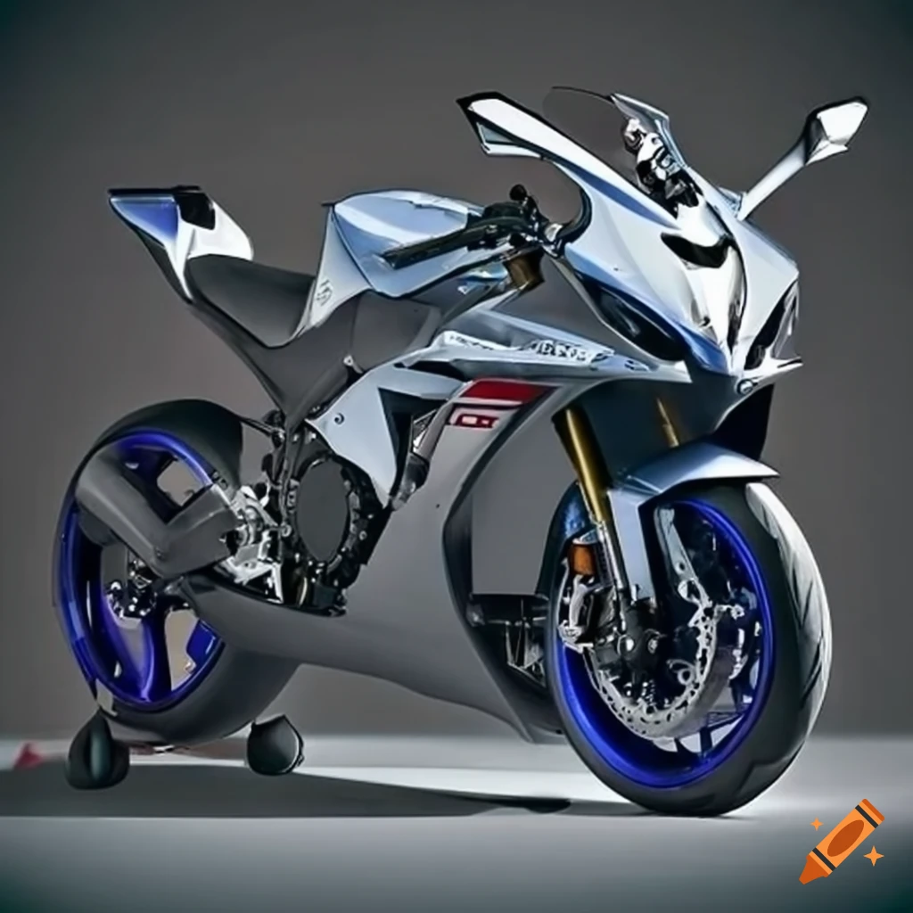 Yamaha R1 sportsbike on Craiyon