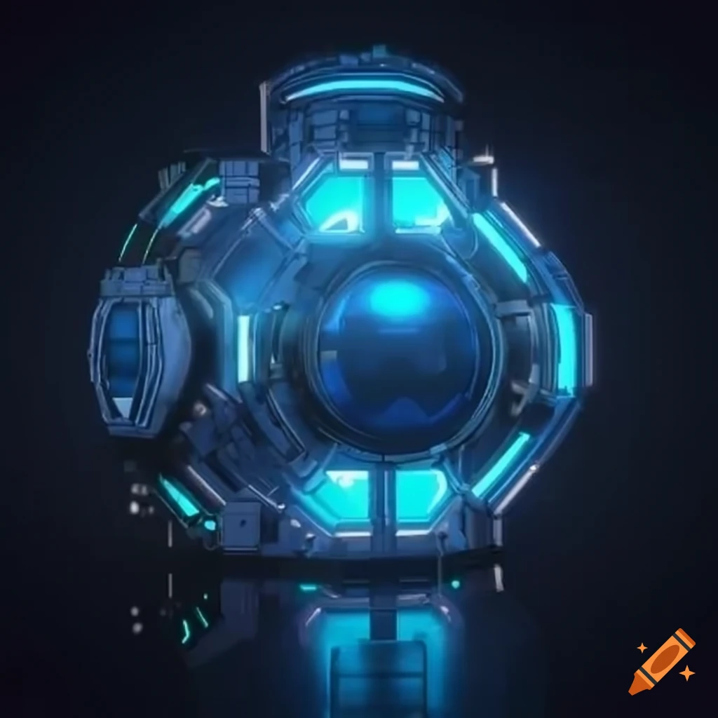 Futuristic core reactor on Craiyon