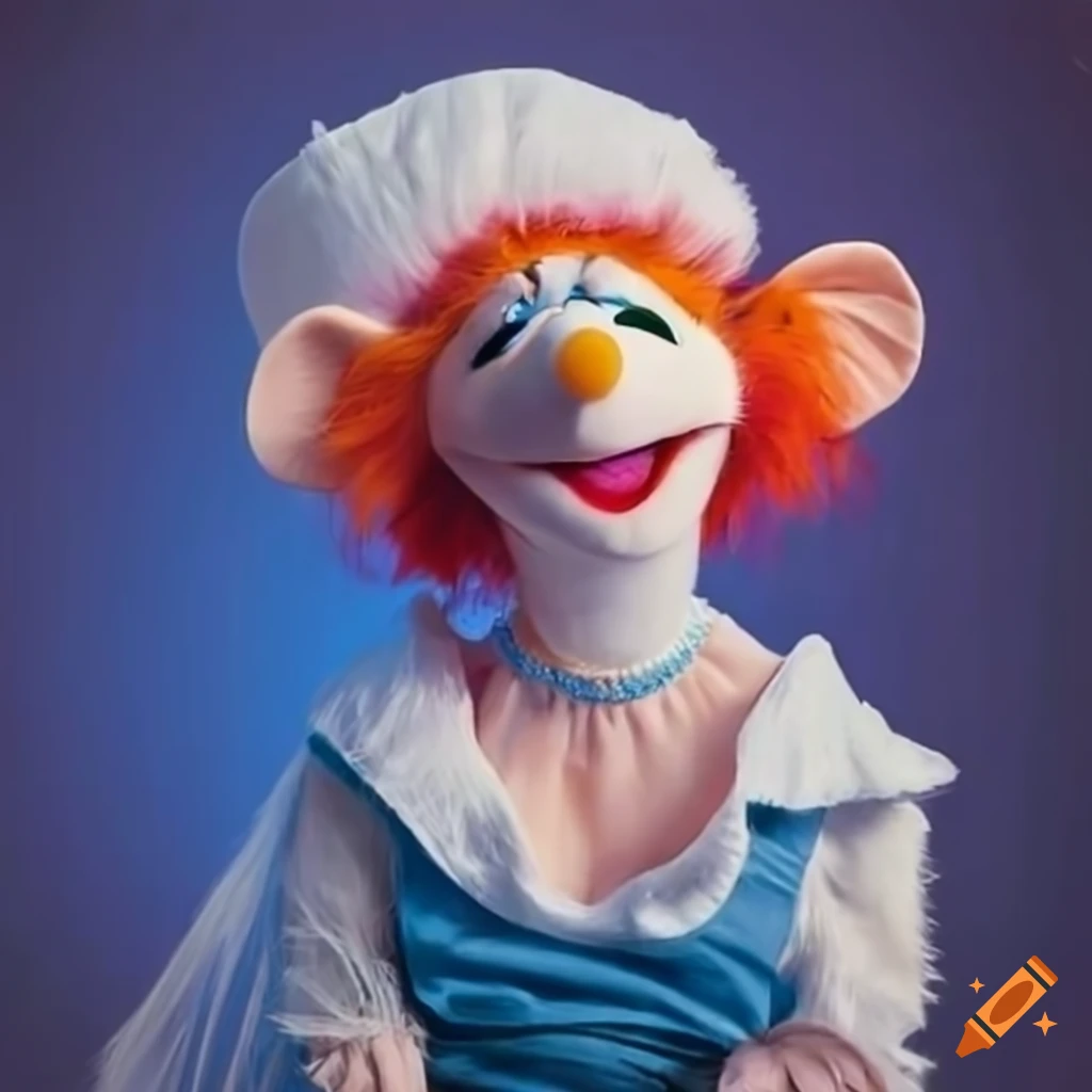 Cartoon mouse girl in pirate attire on Craiyon