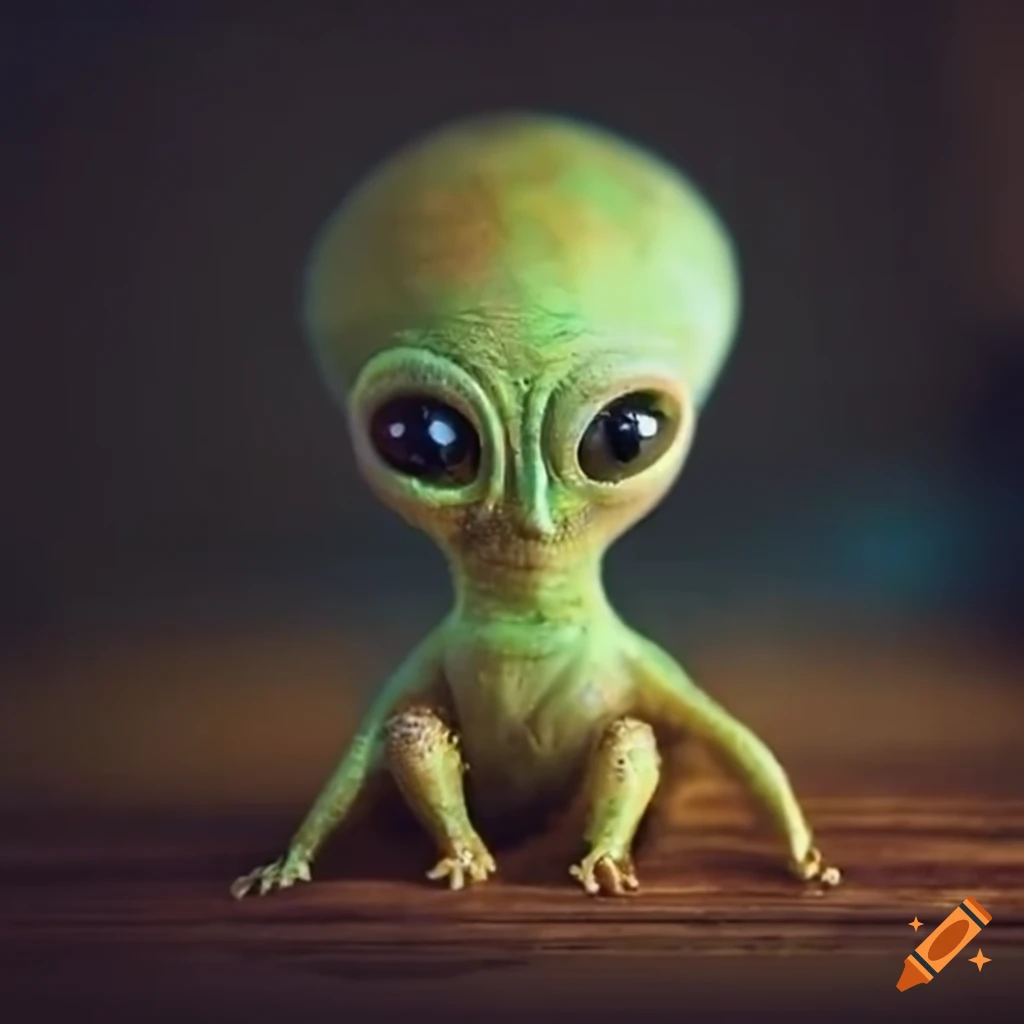 Adorable tiny aliens exploring a windowsill on Craiyon