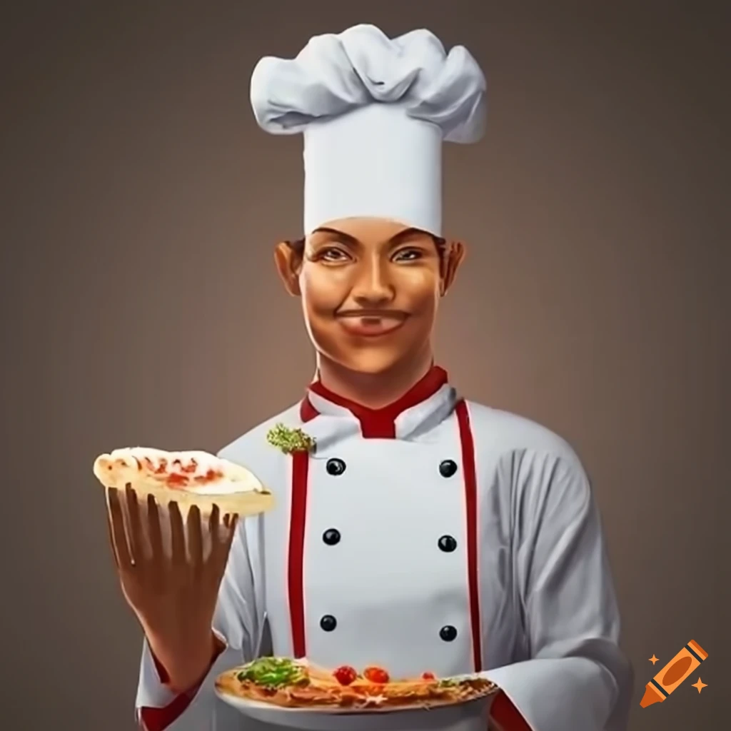 Chef preparing dishes on Craiyon