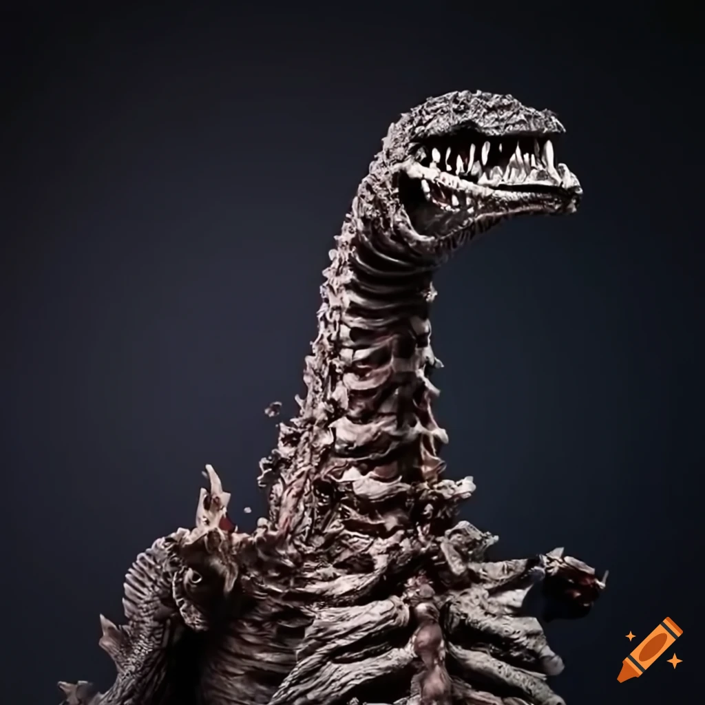 Bird skeleton inspired by shin godzilla on Craiyon