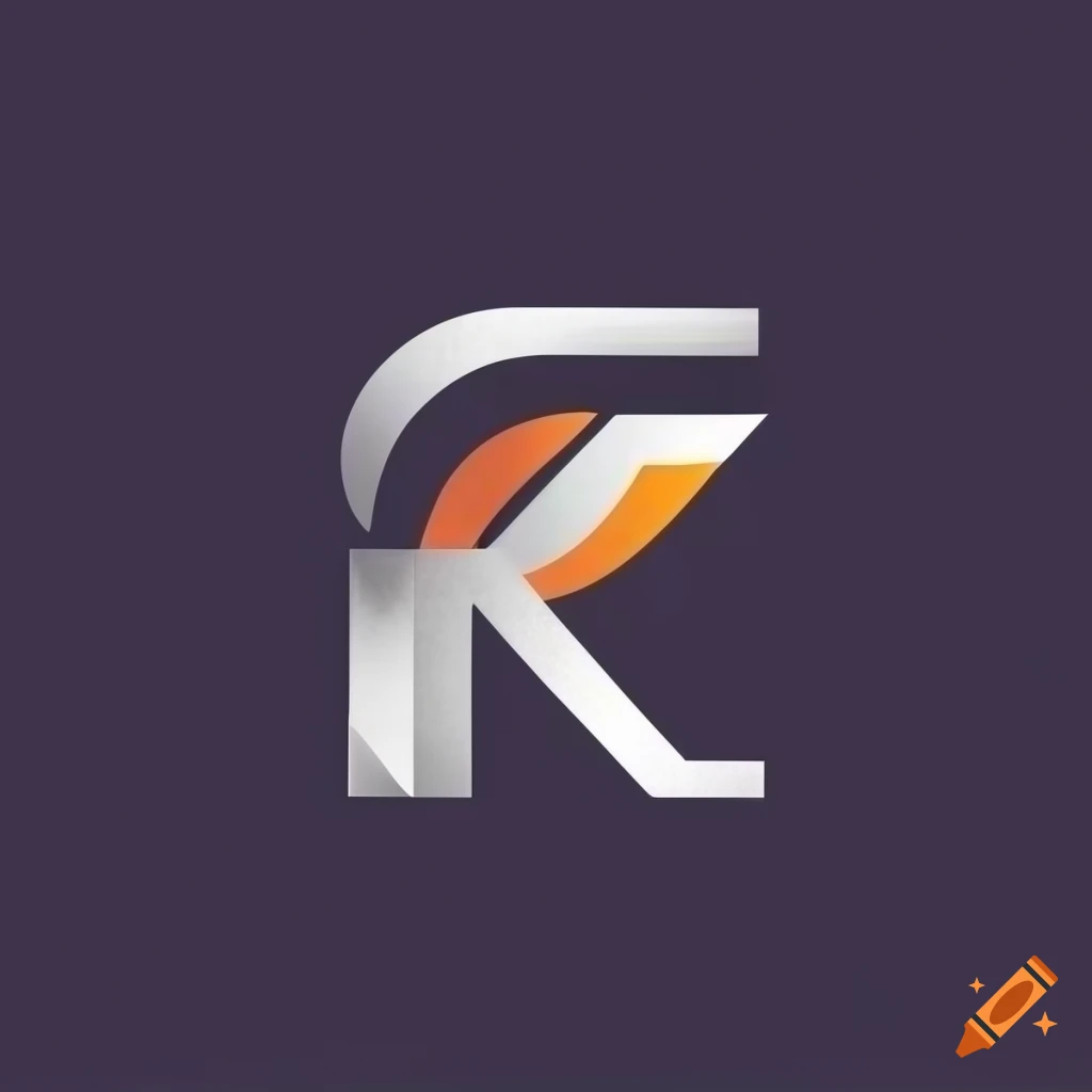 Modern and sleek letter R logo design on Craiyon