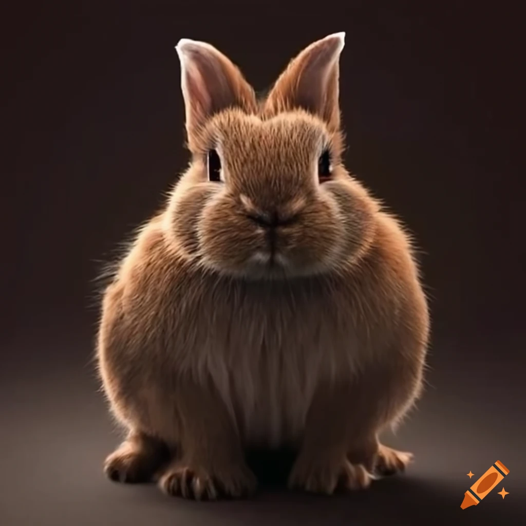Cute bunny on Craiyon