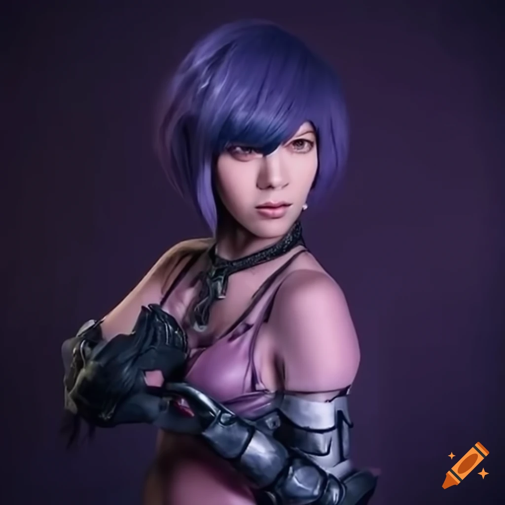 Cosplayer Dressed As Motoko Kusanagi On Craiyon
