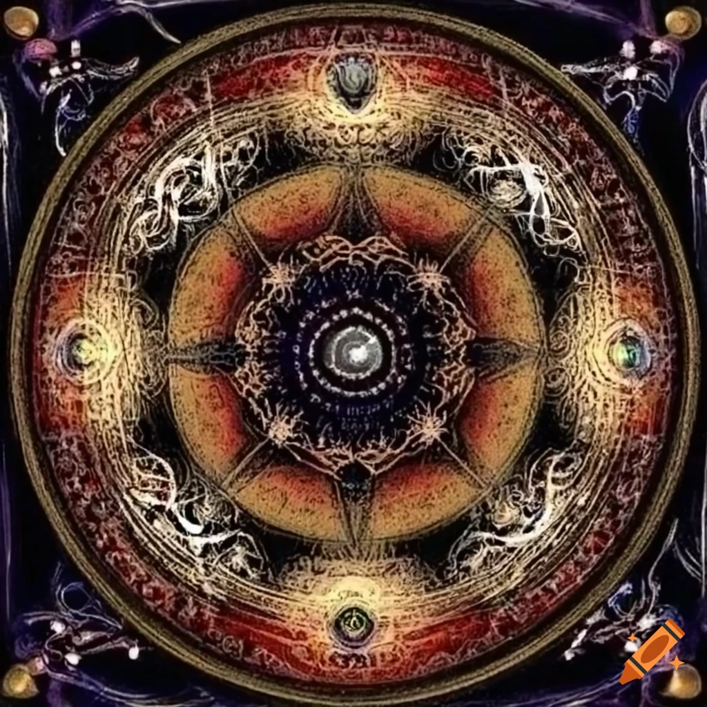 Abstract mathematical representation of metaphysical concepts on Craiyon