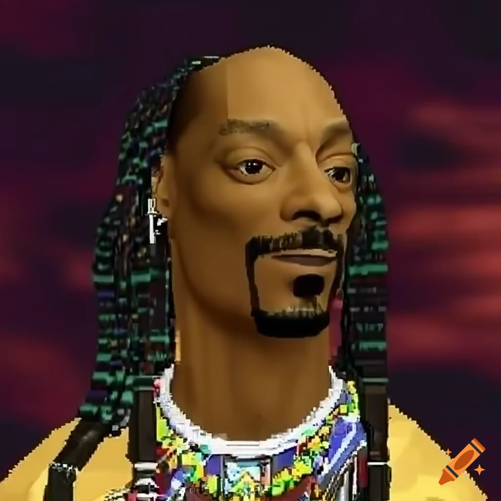 Snoop Dog in N64-inspired graphics on Craiyon