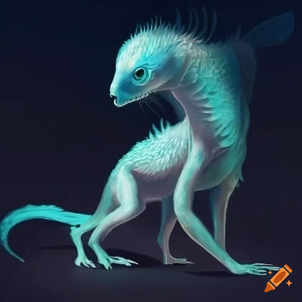 Exquisite and graceful fantasy creature on Craiyon