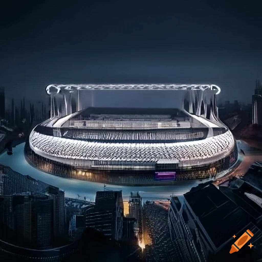 Futuristic design of fulham fc stadium