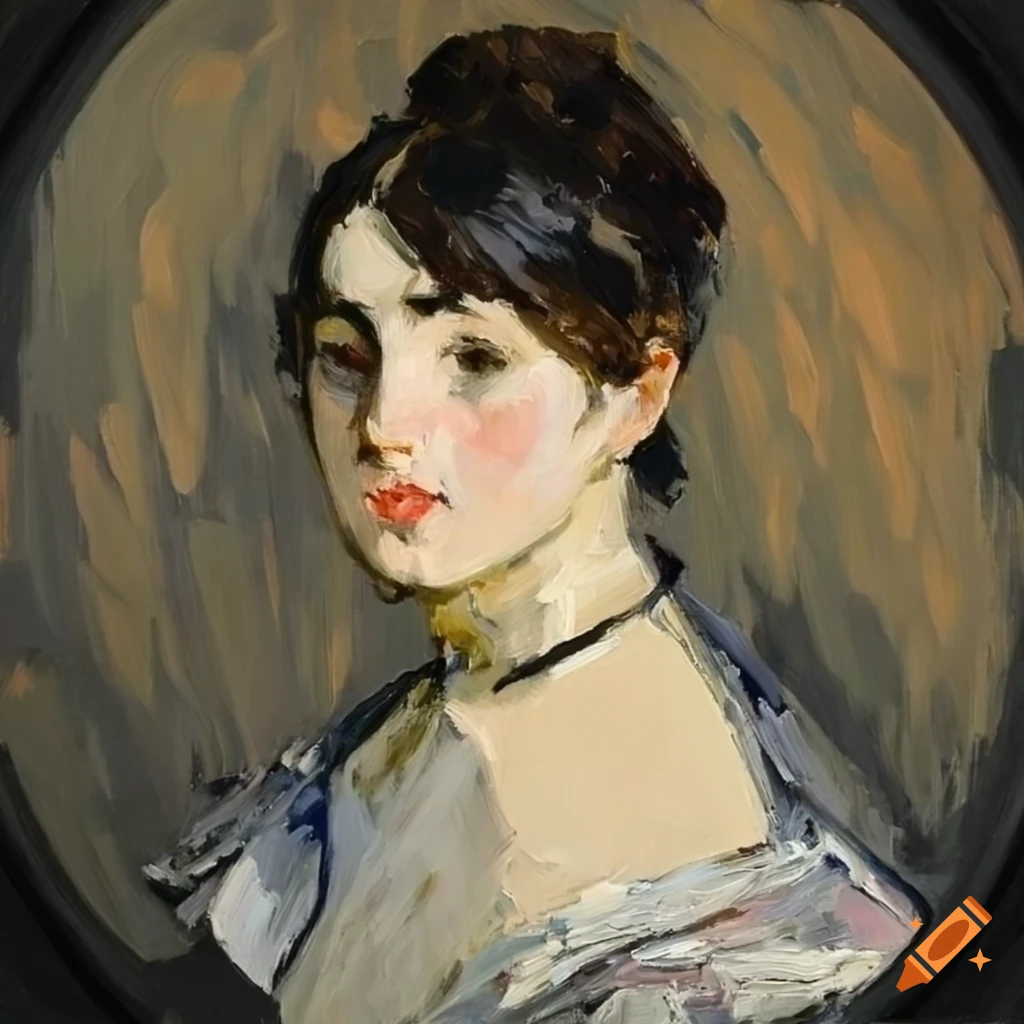 Knife palette painting in the style of Edouard Manet on Craiyon