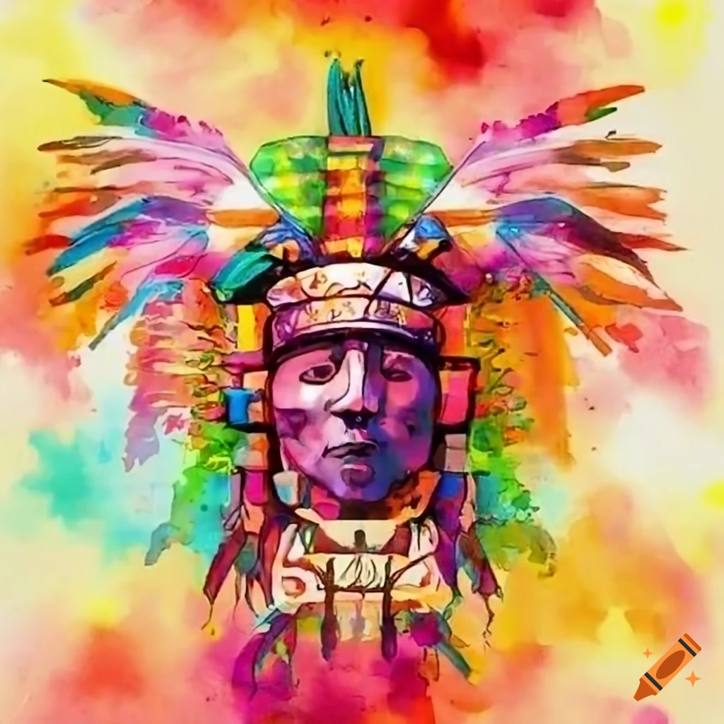 Aztec civilization artwork on Craiyon