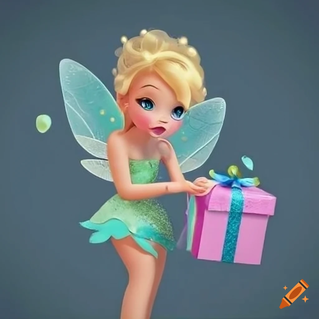 Cute blonde pacifier fairy with pacifier-butterflies on Craiyon