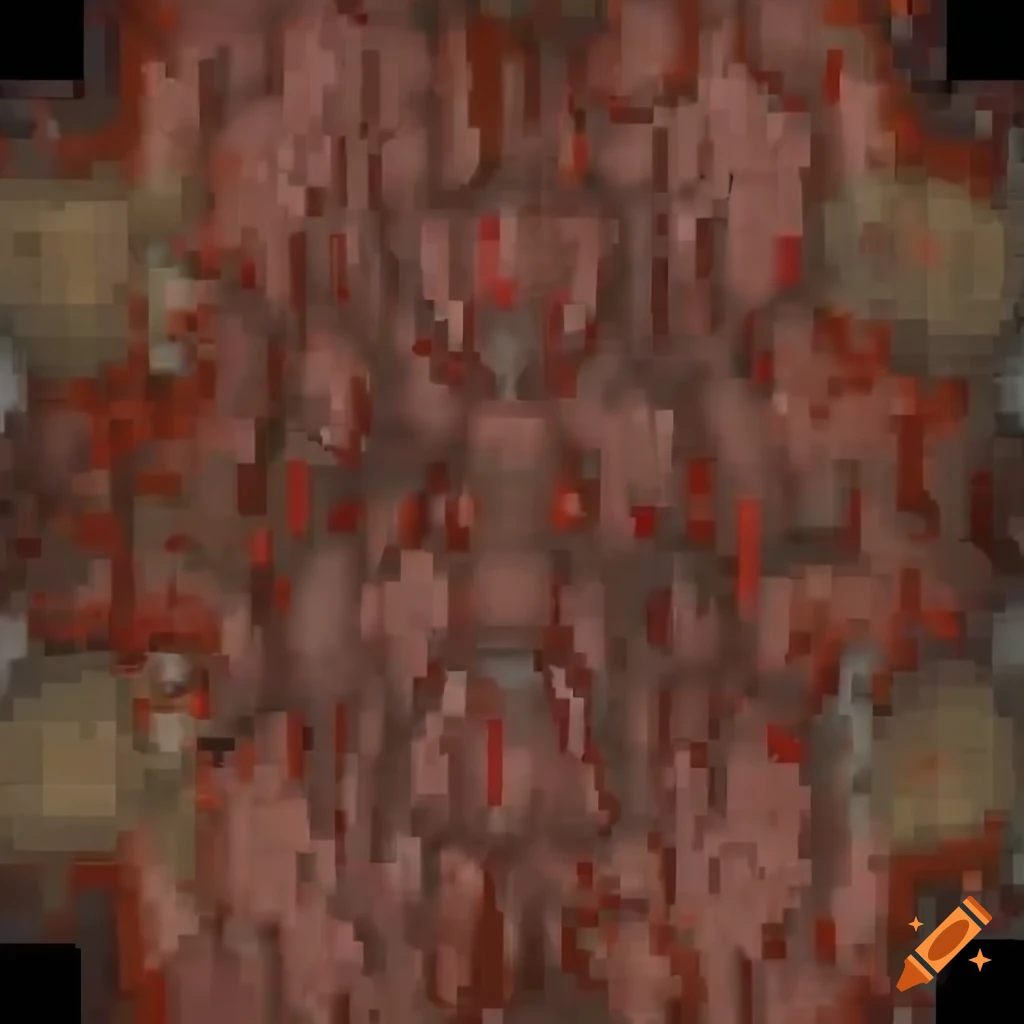 Flesh texture inspired by the doom video game on Craiyon