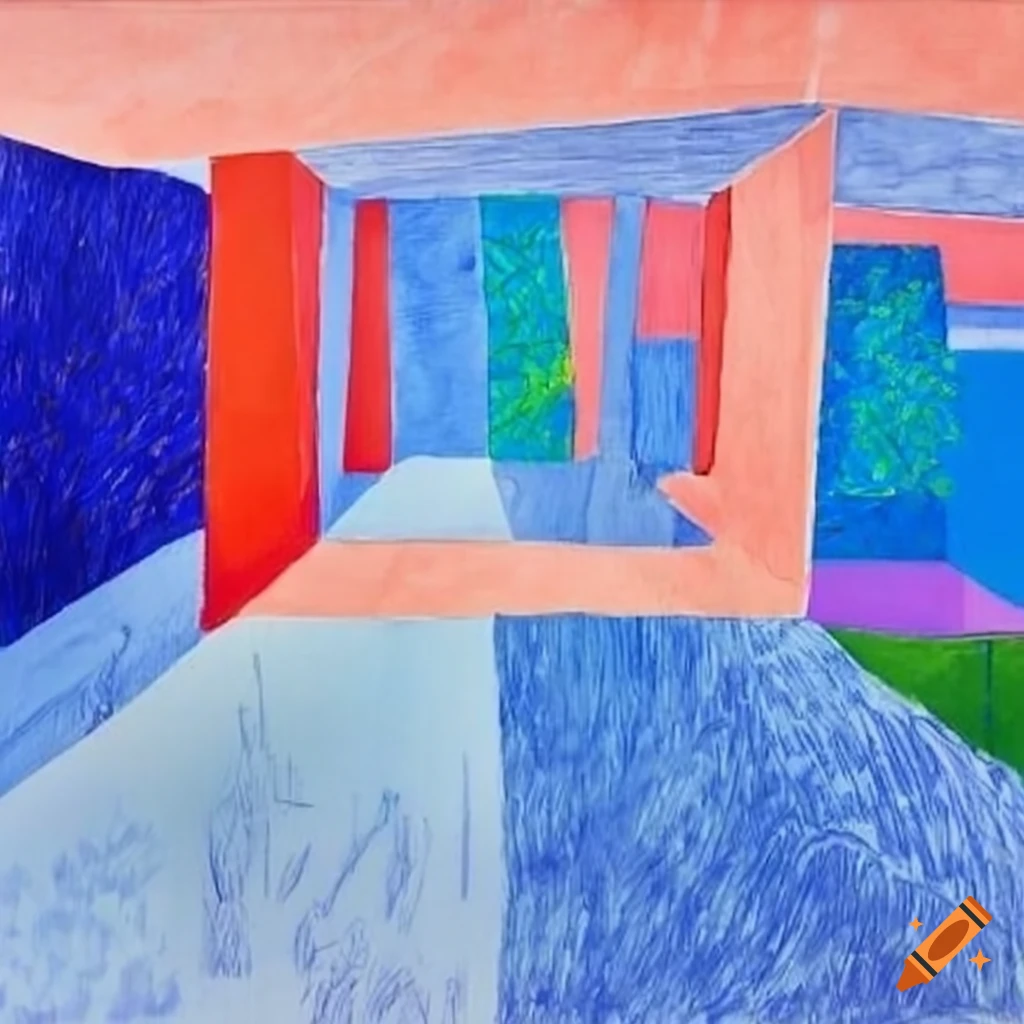 David hockney-inspired special-shaped spatial structure on Craiyon David hockney-inspired special-shaped spatial structure on Craiyon