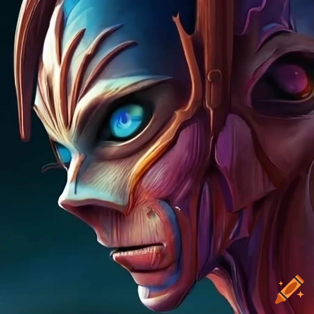 Image depicting a transformation into final form on Craiyon