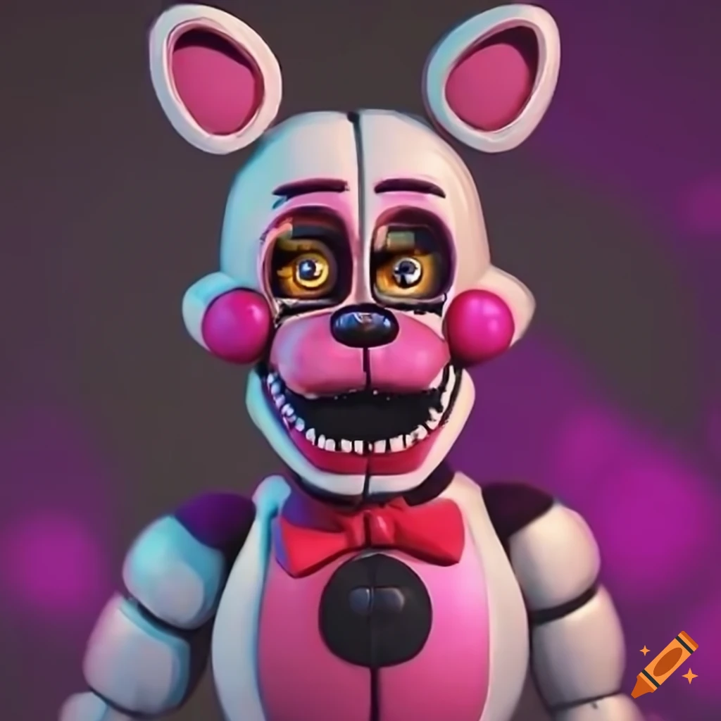 Funtime foxy character on Craiyon