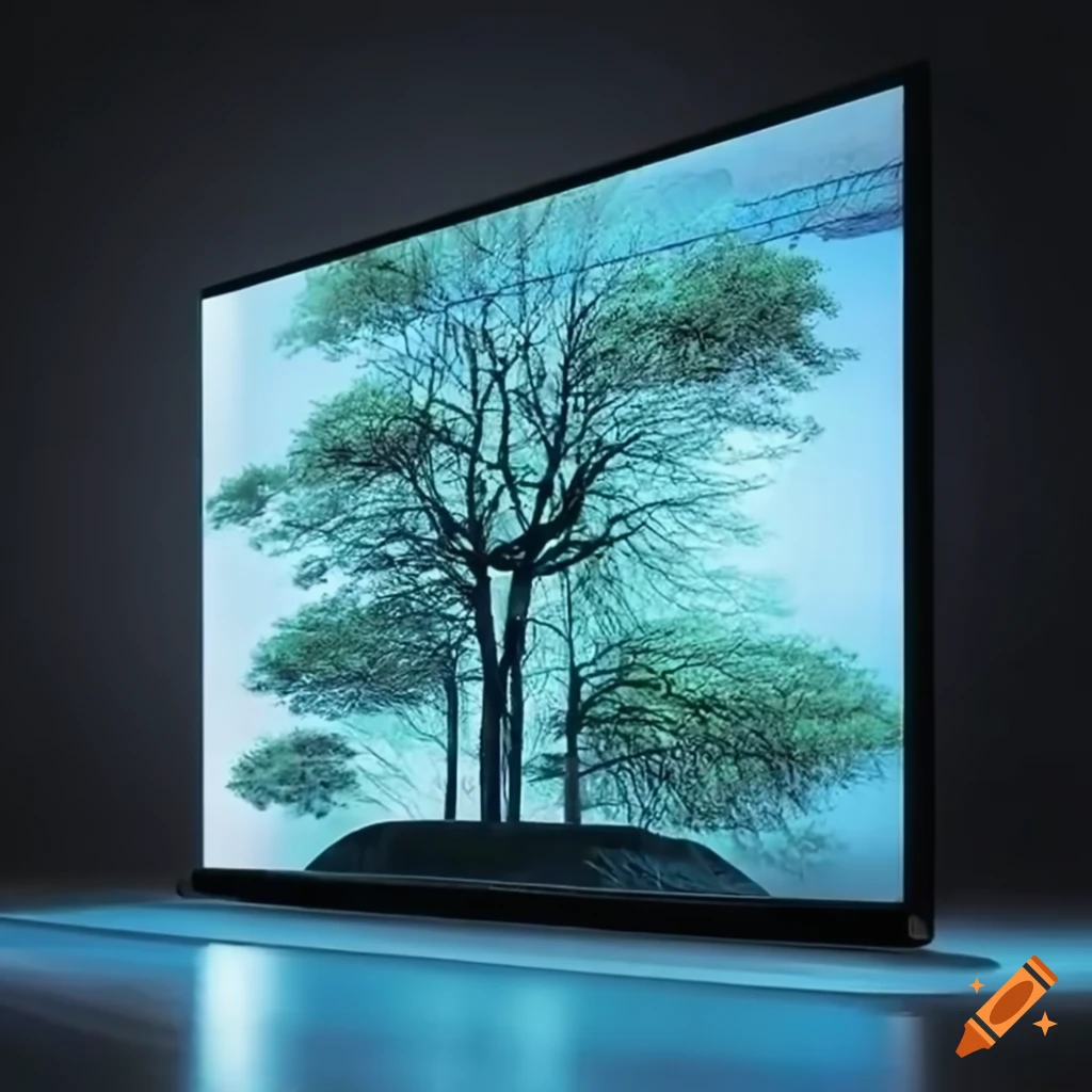 Interactive tree at VivaTech showcasing LVMH's innovations on Craiyon