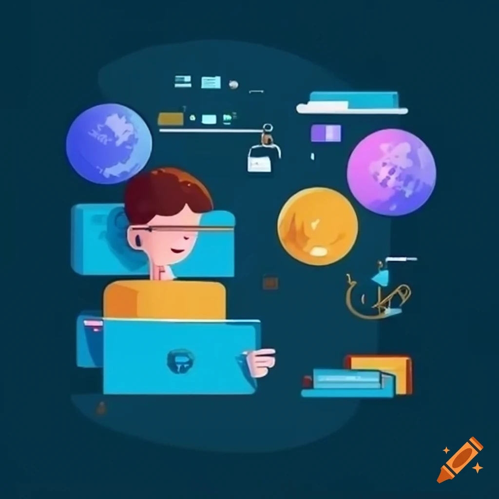 Technology for multilingual learning on Craiyon