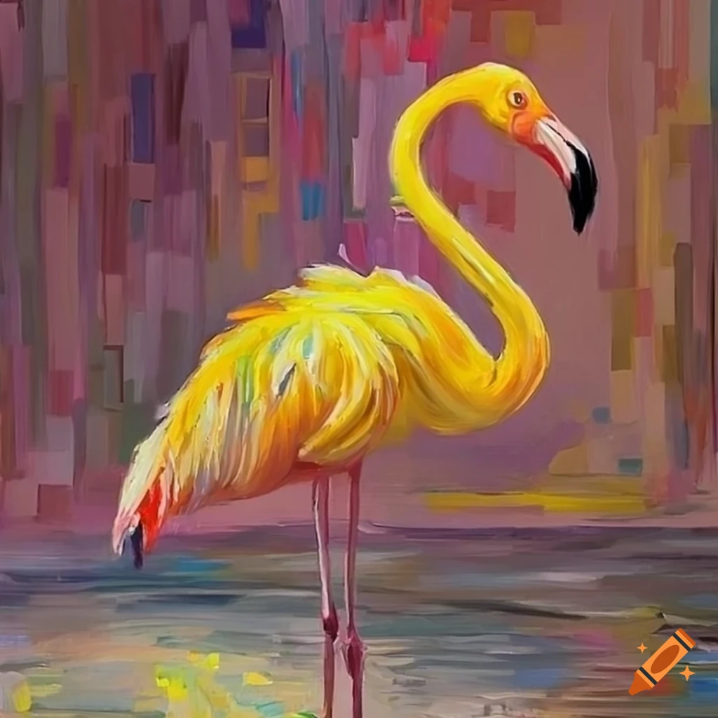 Flamingo images created on Craiyon