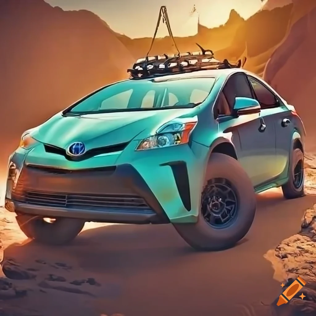 Offroad Toyota Prius on Craiyon