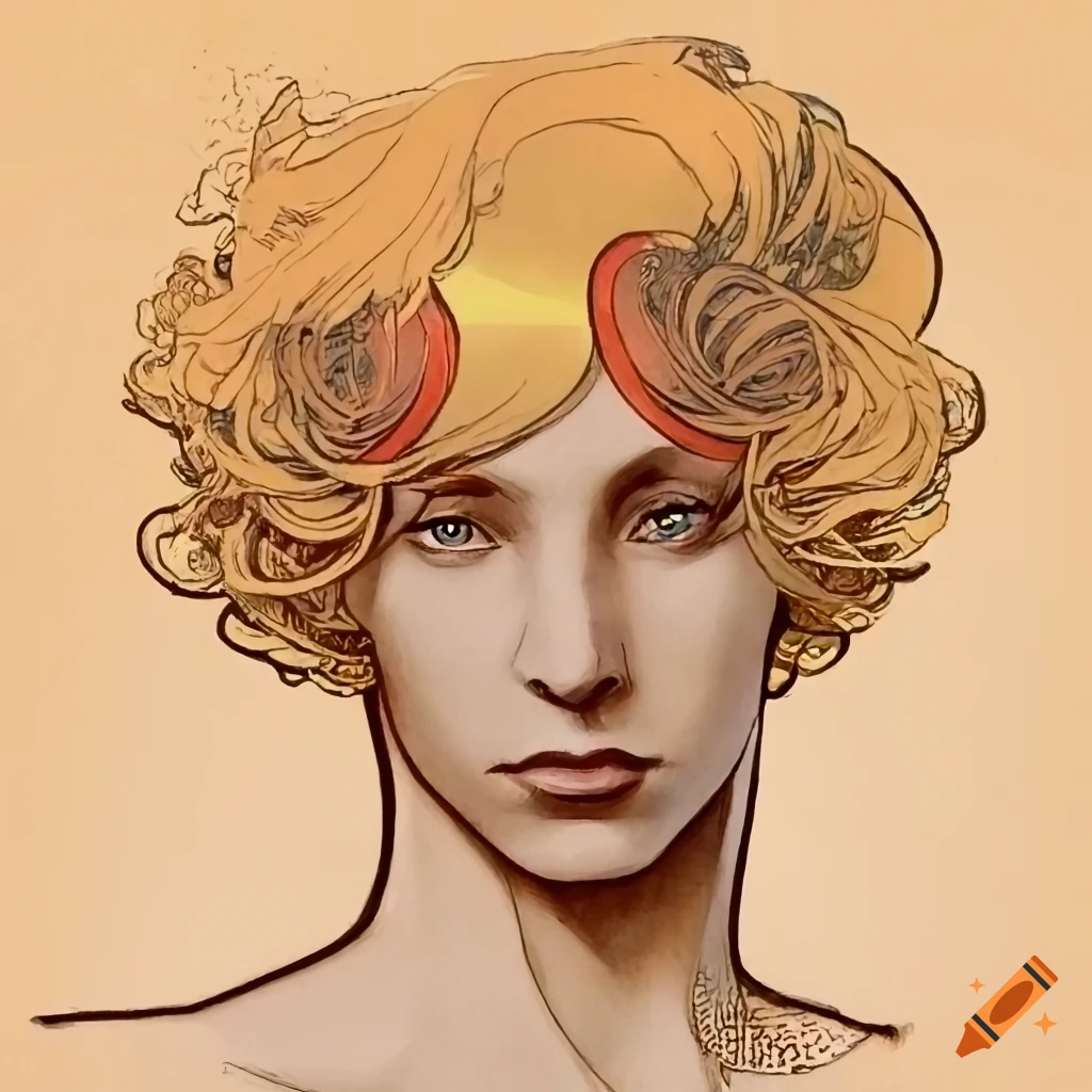 Colorful ttrpg character portrait with detailed shading