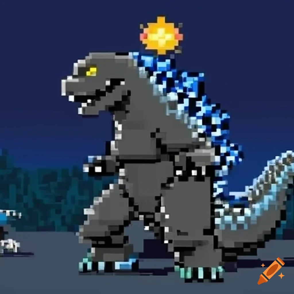 Godzilla 8 Bit