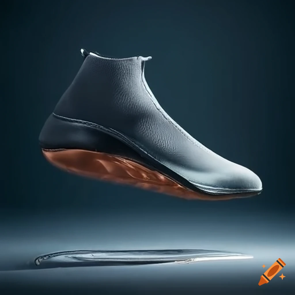 Shoes with gravity-neutralizing technology on Craiyon