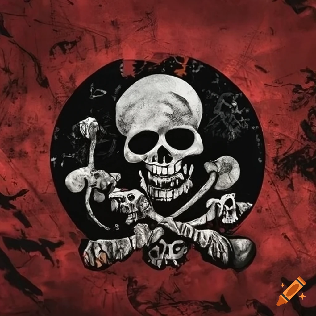 Soviet punk pirate flag