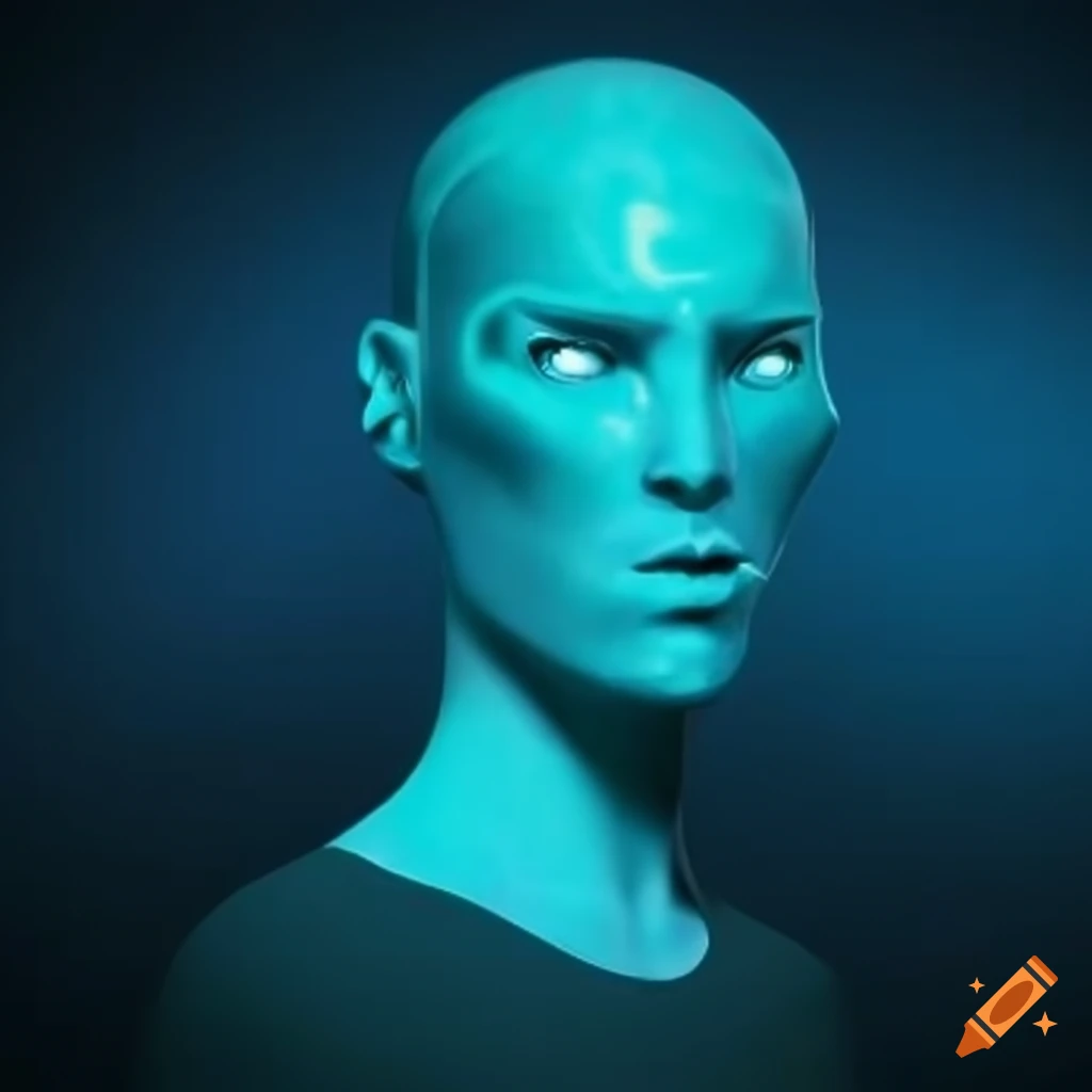 High-tech avatar illustration on Craiyon