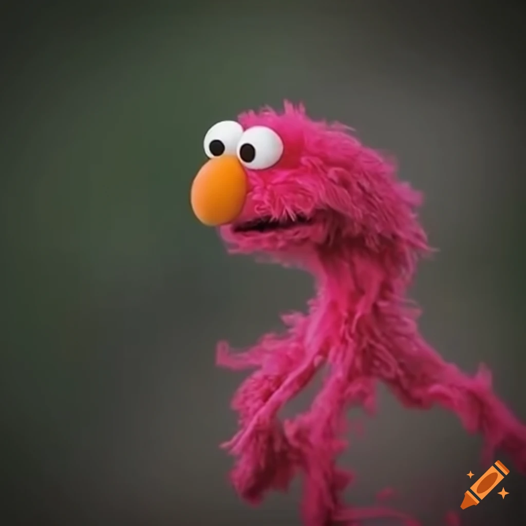 Elmo character on Craiyon