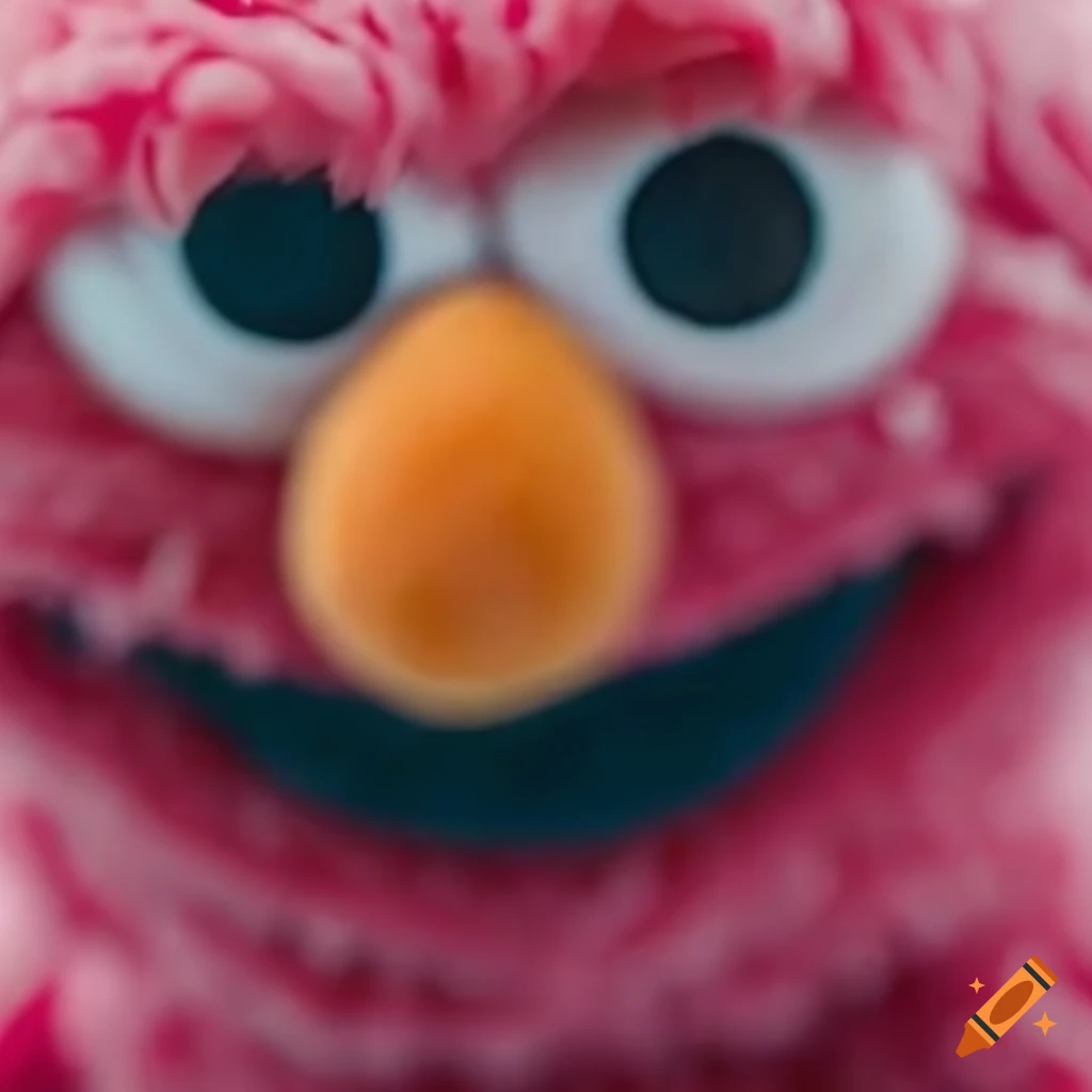 Elmo character on Craiyon