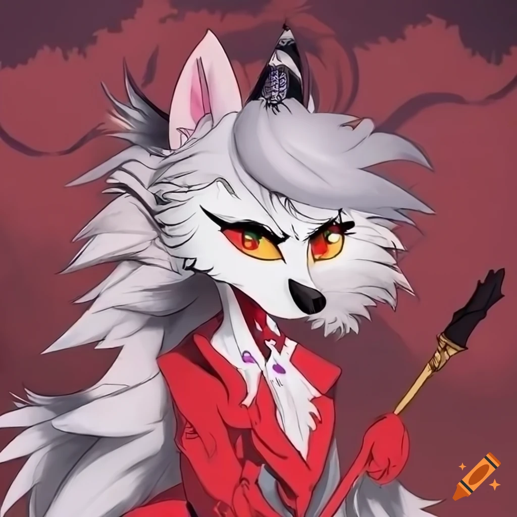 Fanart of Loona as a red mage from Final Fantasy on Craiyon