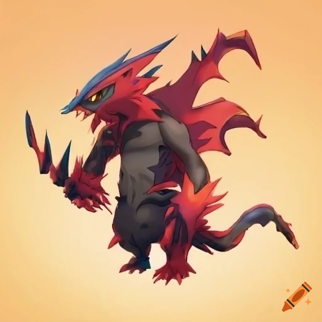 Powerful and fierce beast-type pokemon on Craiyon