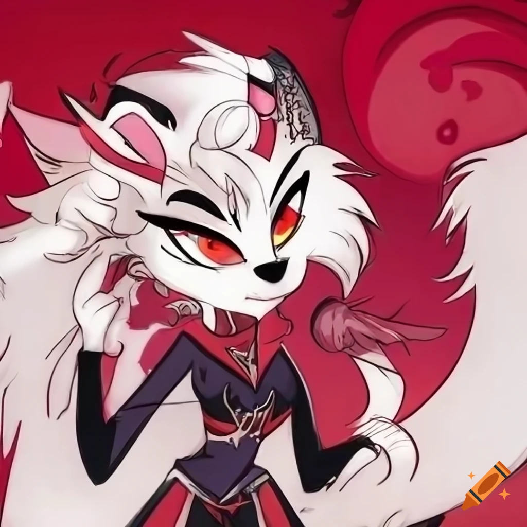 Fanart of Loona as a red mage from Final Fantasy on Craiyon