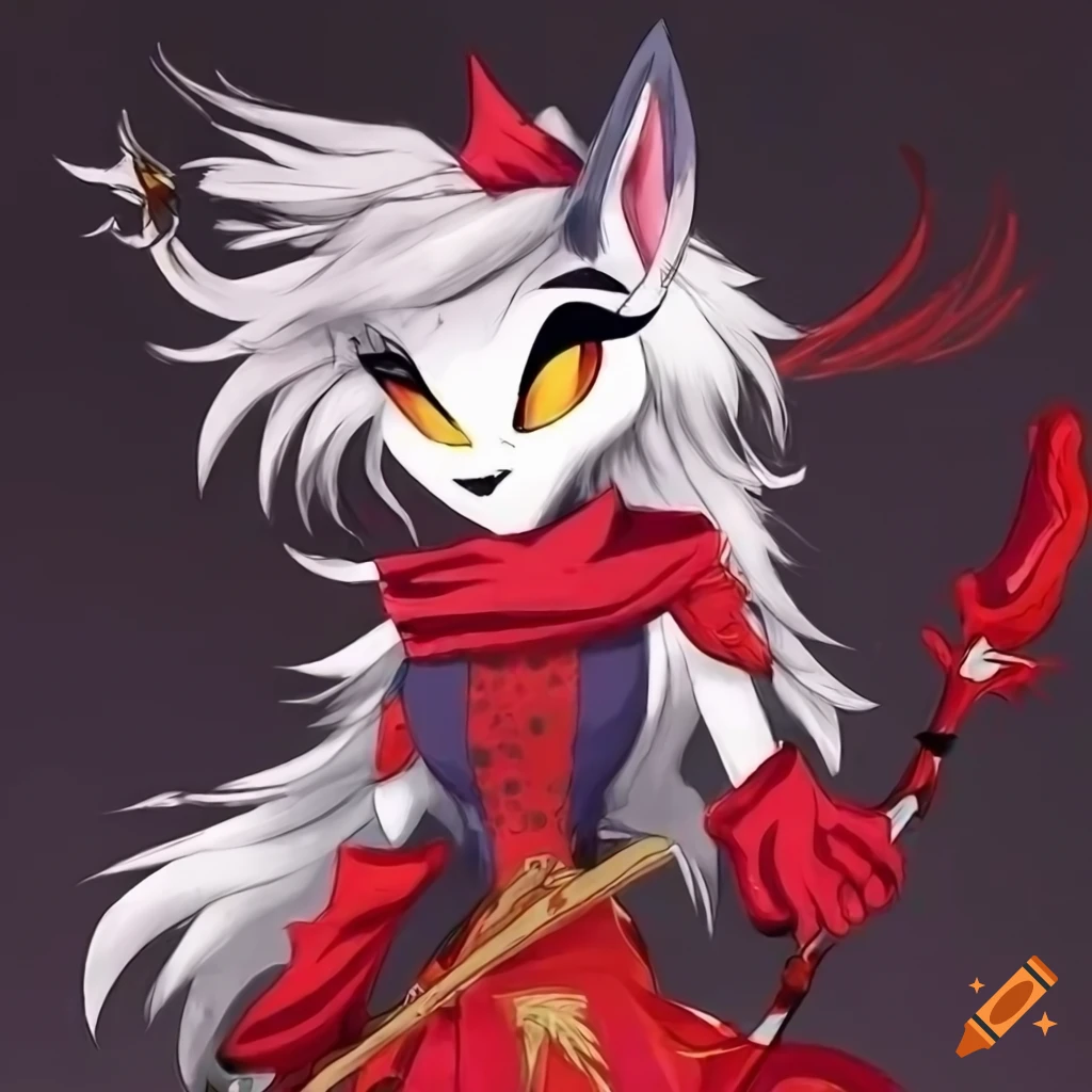 Fanart of loona as a red mage from final fantasy