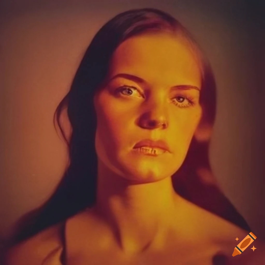 Colorful portrait of a woman with two faces on Craiyon