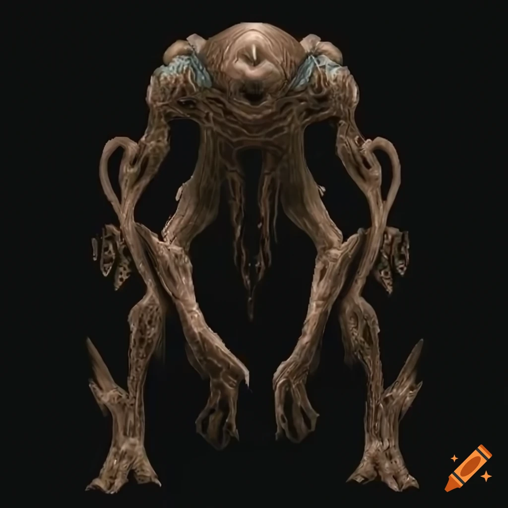 Alien creature in a 2d metroid game on Craiyon