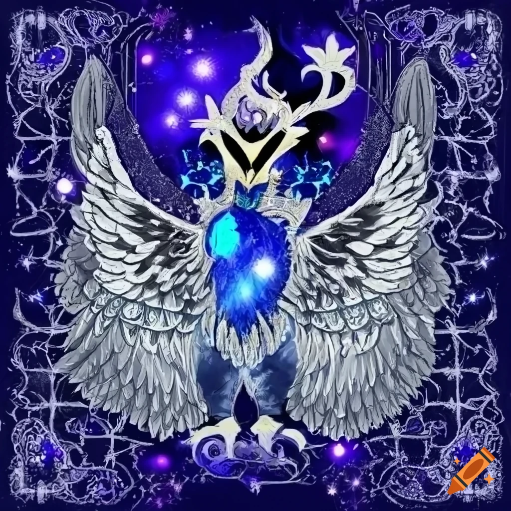 Fantasy illustration of a majestic owl gryphon on Craiyon